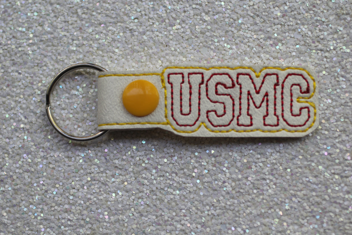 USMC Keychain – Silver Anchor Specialties